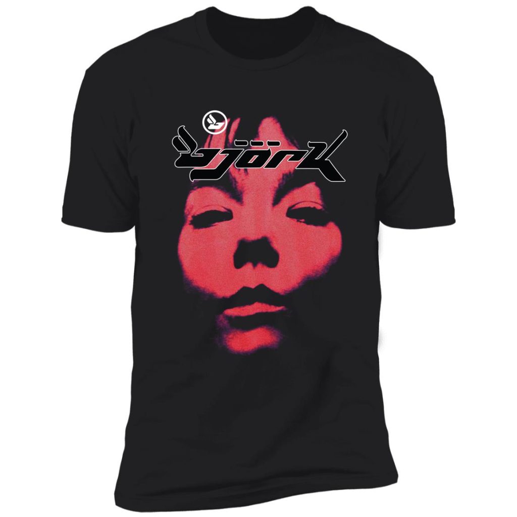 Bjork Homogenic Vintage Face Logo (Red) T-Shirt