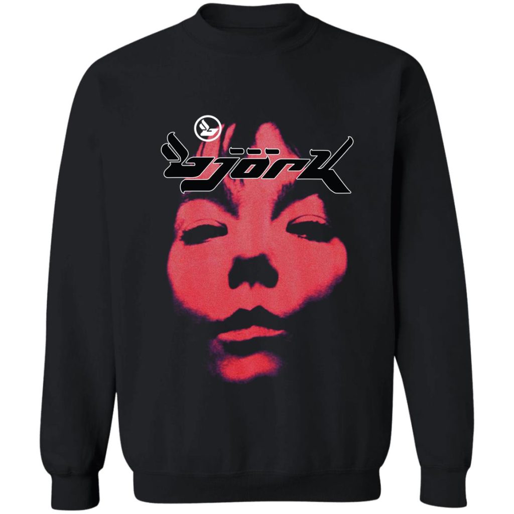 Bjork Homogenic Vintage Face Logo (Red) T-Shirt