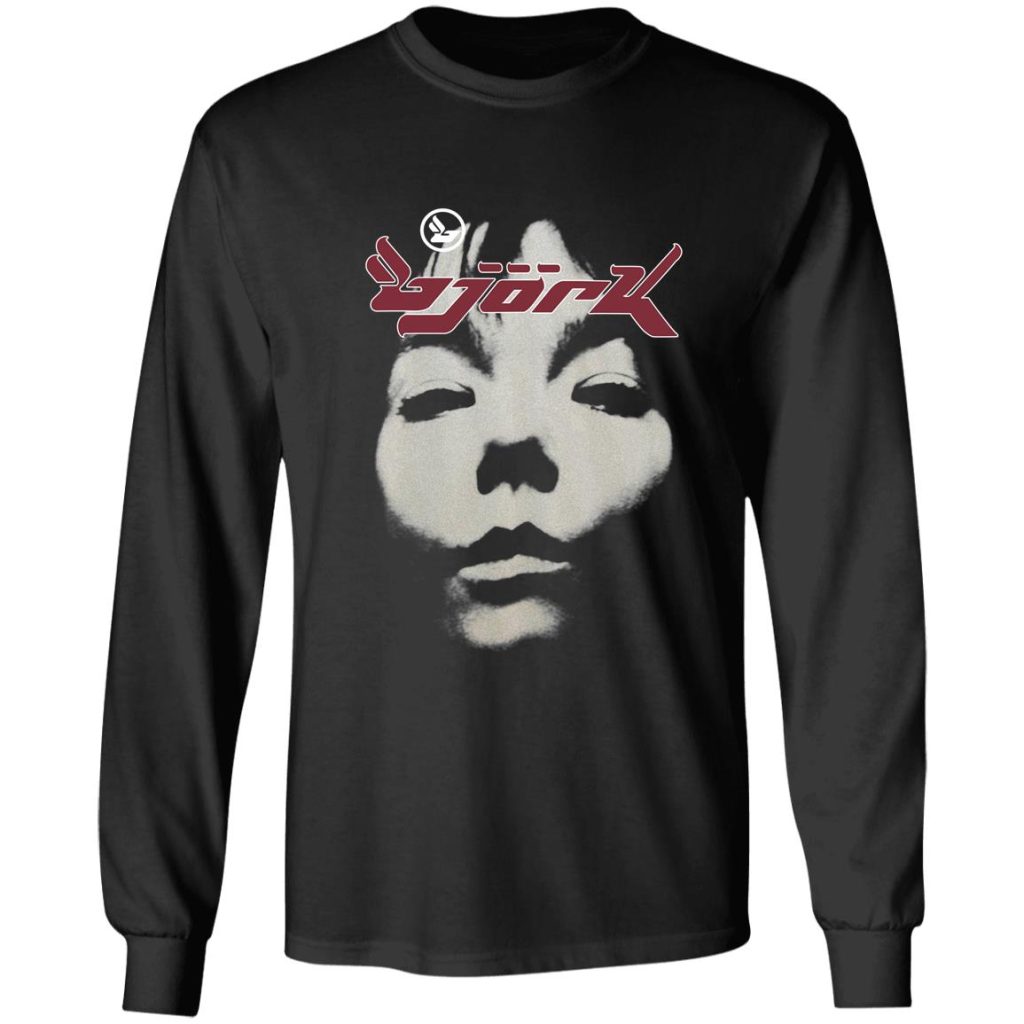 Bjork Homogenic Vintage Face Logo (White) T-Shirt