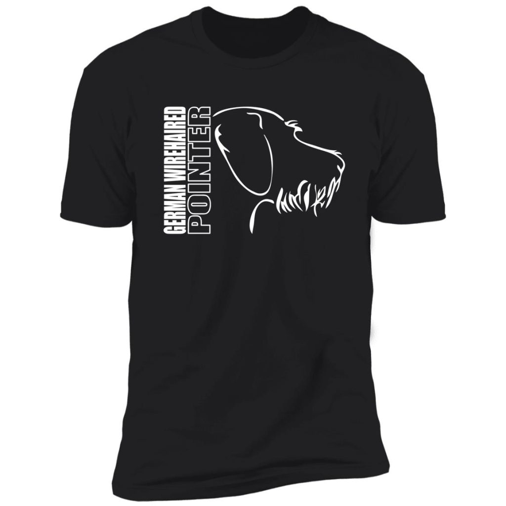 GERMAN WIREHAIR POINTER - Outline Profile T-Shirt